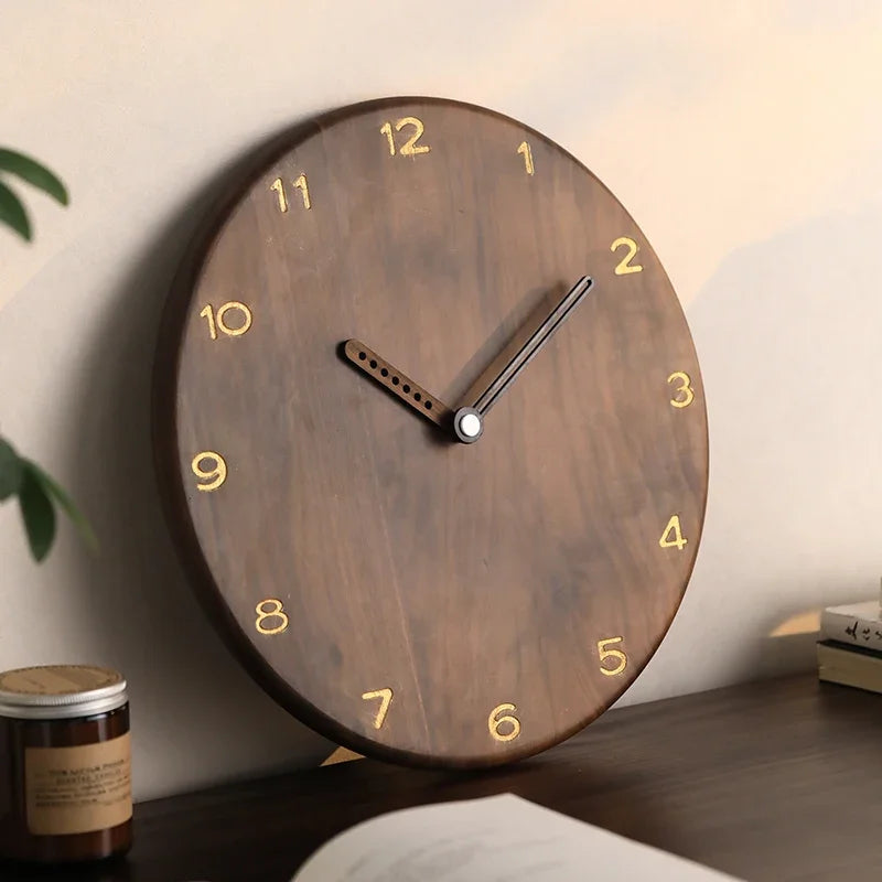 rustic gold wall clocks