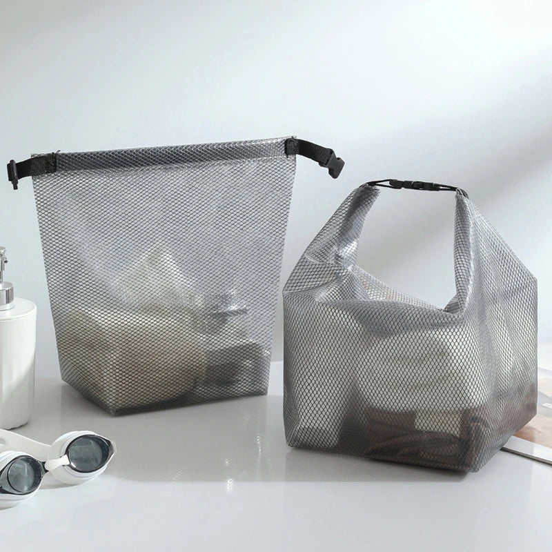 Waterproof Mesh Storage Bags With Handle on Luulla