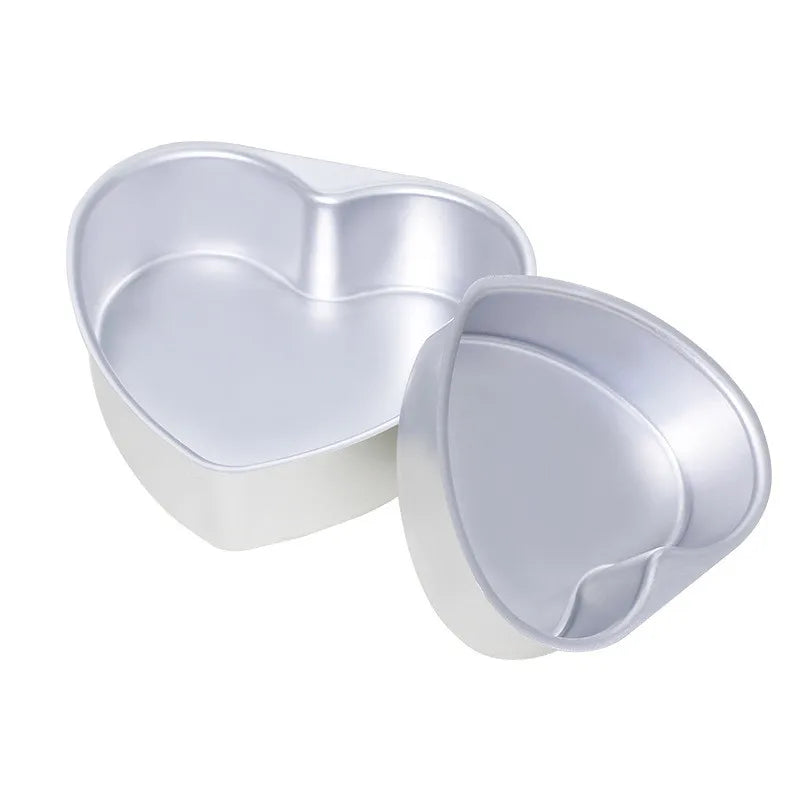 Heart-shaped Nonstick Nesting Baking Pans Aluminum on Luulla