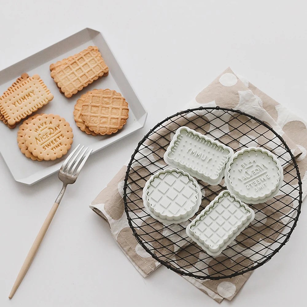 Cookie Shape Press Embossing Molds Baking Tools on Luulla